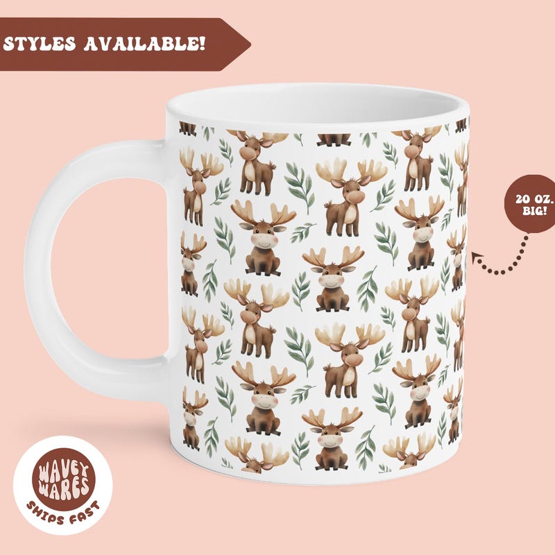 Moose Mugs - Etsy