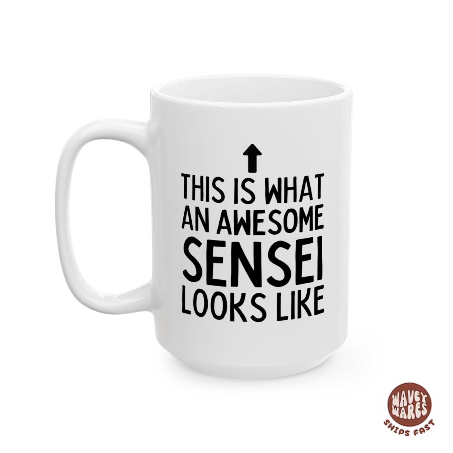 Awesome Sensei Coffee Mug Cup Christmas Birthday Gift Idea for ...