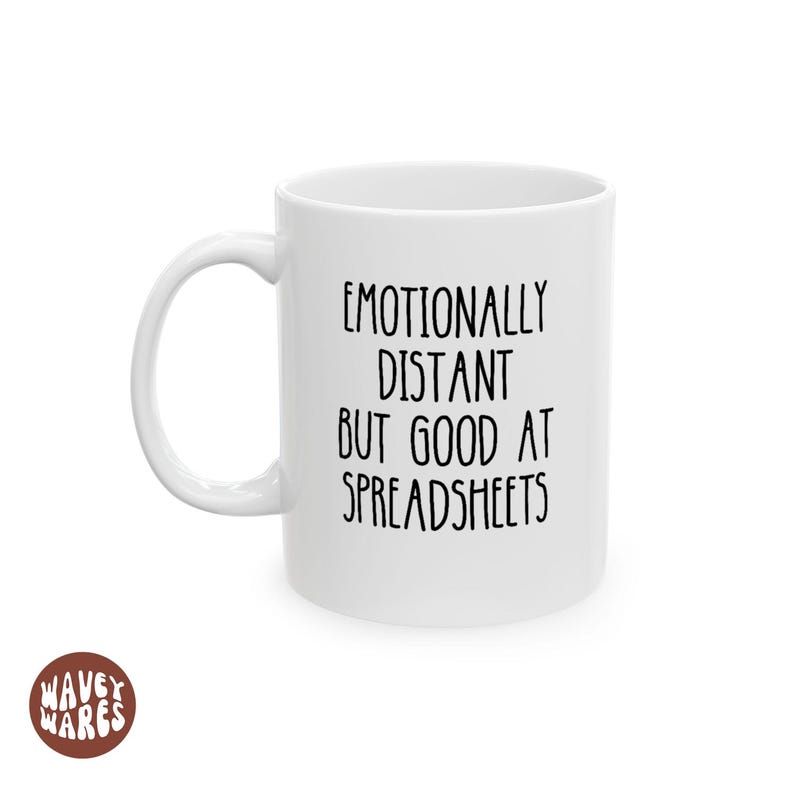 Funny Work Colleague Spreadsheet Gift Coffee Mug, Gift for Coworker ...