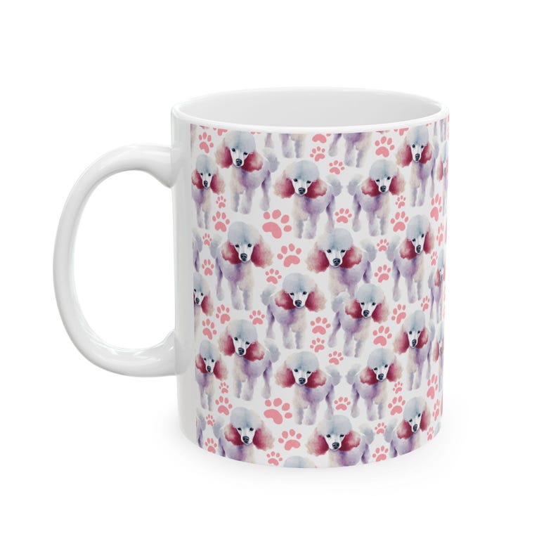 Cute Poodles Coffee Mug, Big 20oz 15oz Mug, Poodle Coffee Cup, Poodle ...