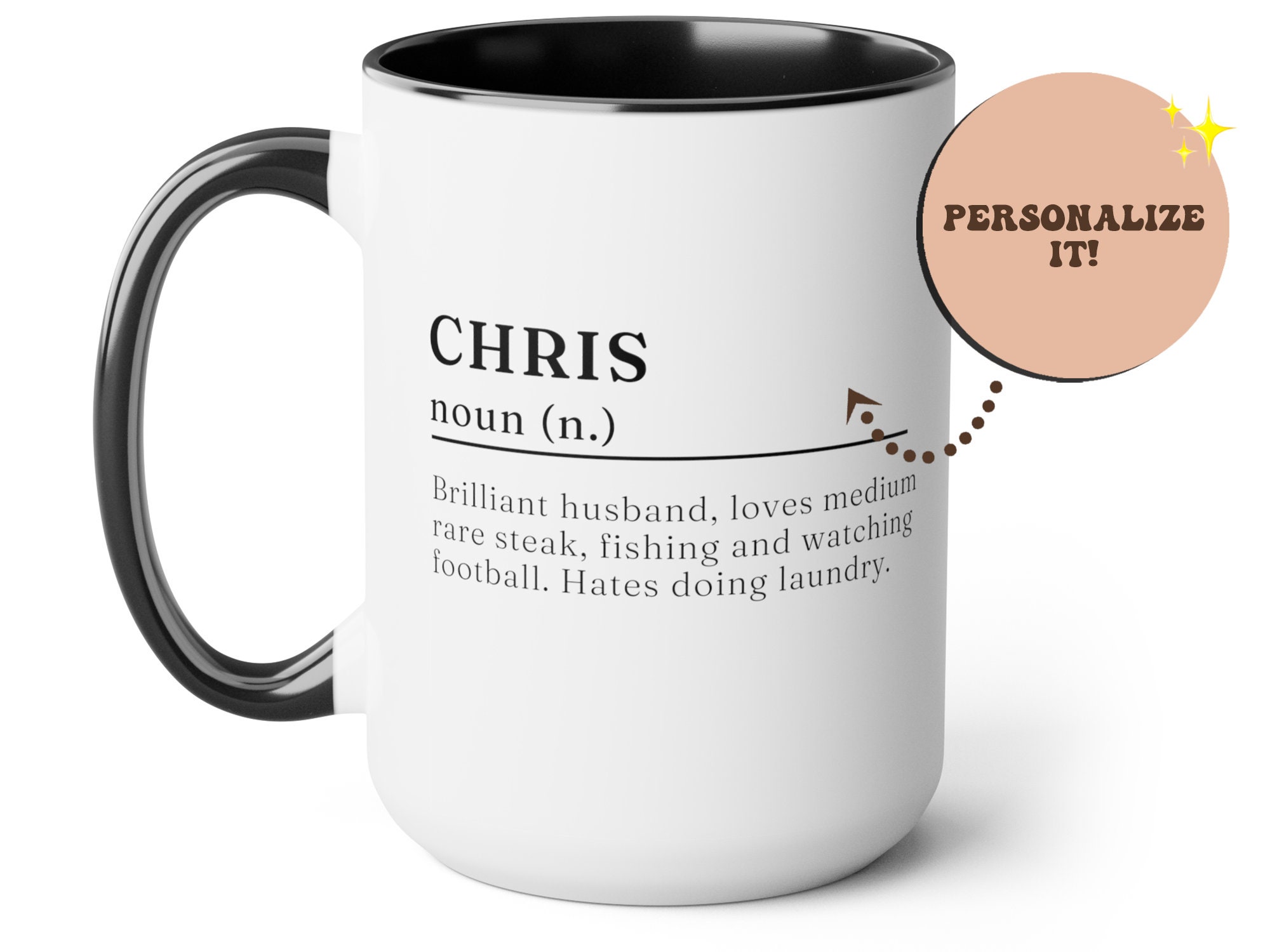 Name Definition Cup, Personalized Name Definition Mug, Personalize Name Coffee Mug With Custom ...