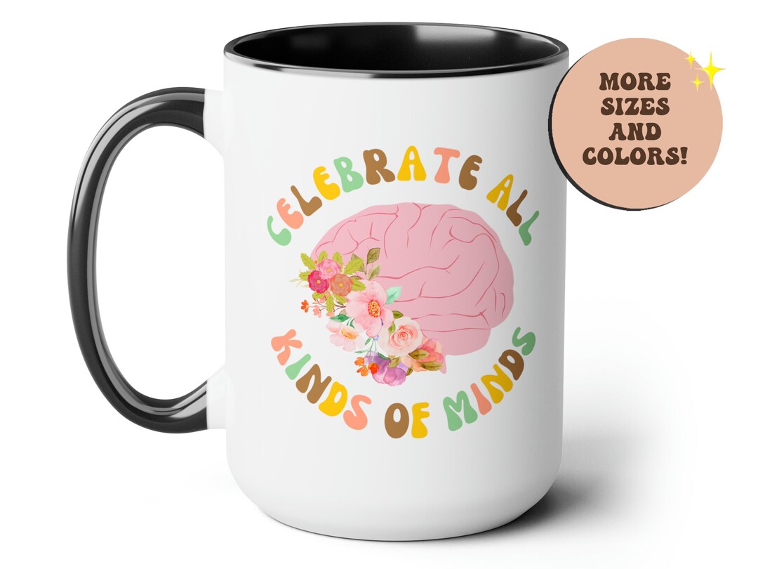 Autism Coffee Mug, Neurodiversity Mug, Autism Awareness Gift, Mental ...