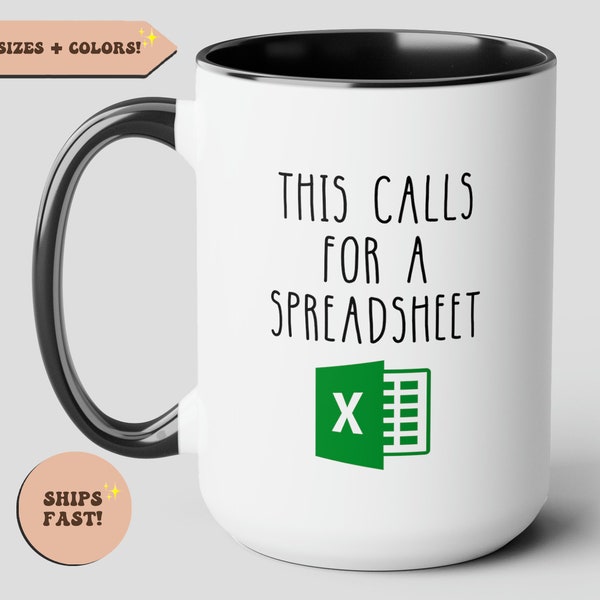 Excel Spreadsheet Office Decor - Etsy