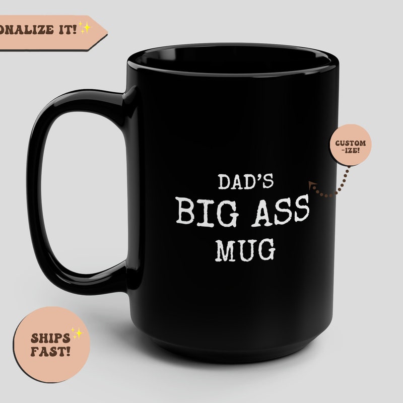 Extra Large Personalized Coffee Mugs - Etsy