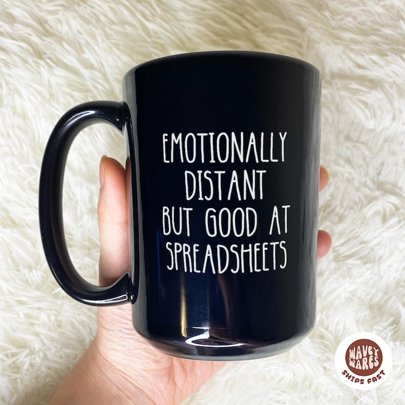 Funny Work Colleague Spreadsheet Gift Coffee Mug, Gift for Coworker ...