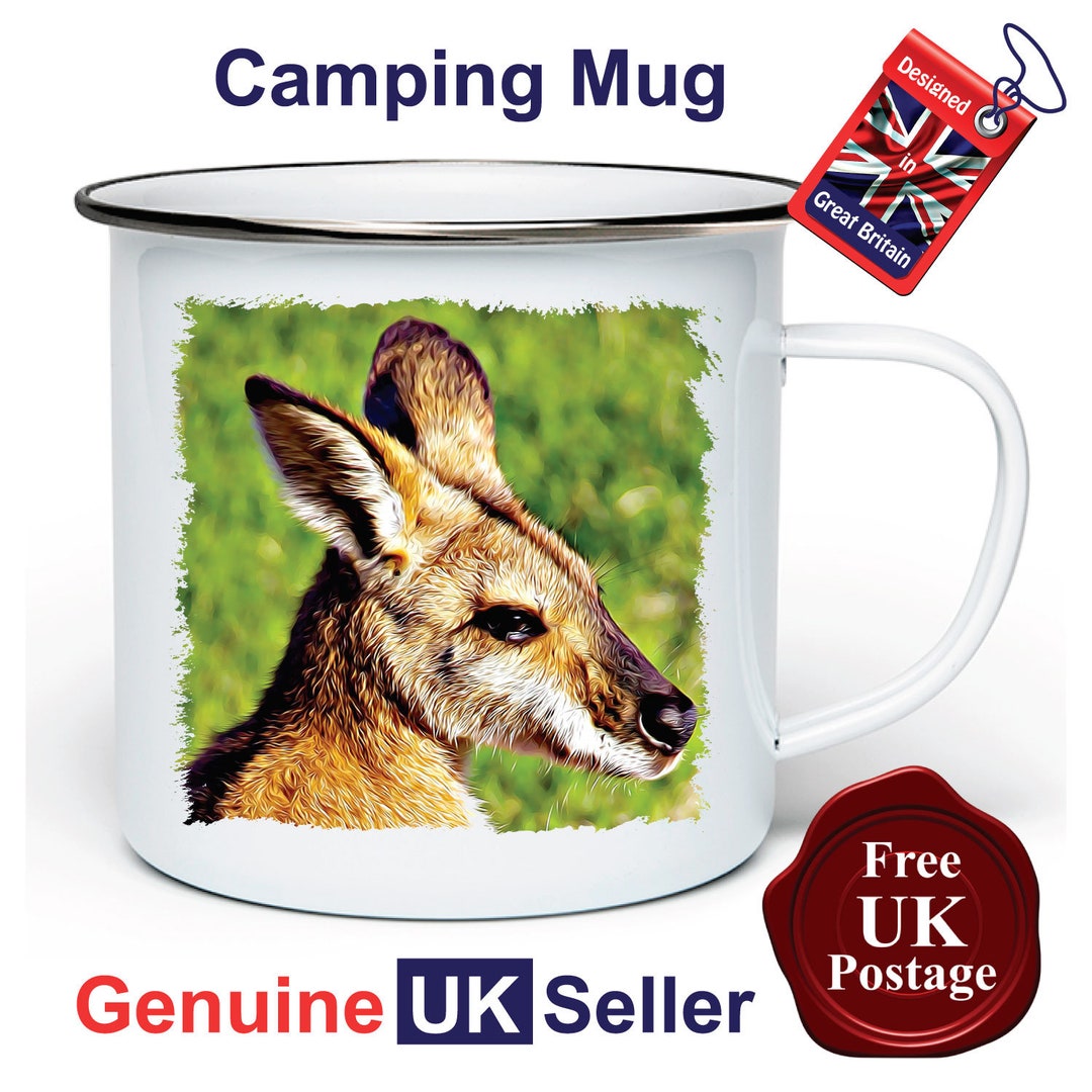 Kangaroo Mug, Kangaroo Outdoor Mug - Etsy