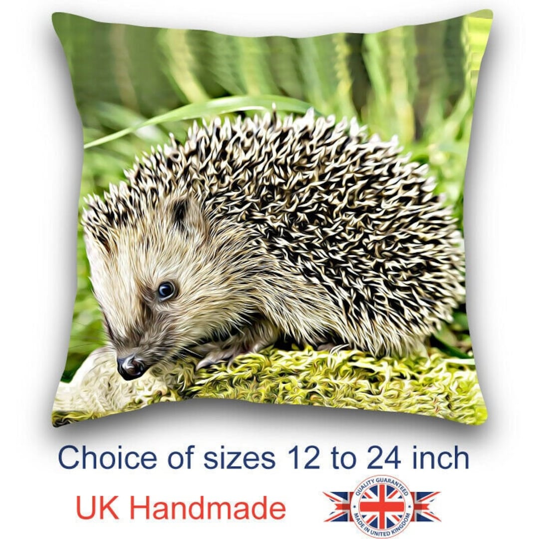 Hedgehog Cushion, Hedgehog Cushion, Choice of Sizes, Handmade - Etsy ...