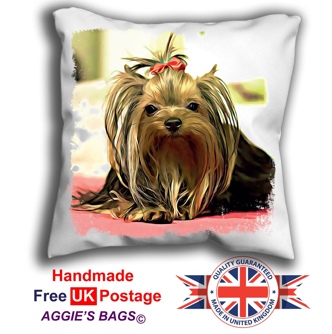 Yorkshire Terrier Yorkshire Terrier Cushion Yorkshire - Etsy Ireland