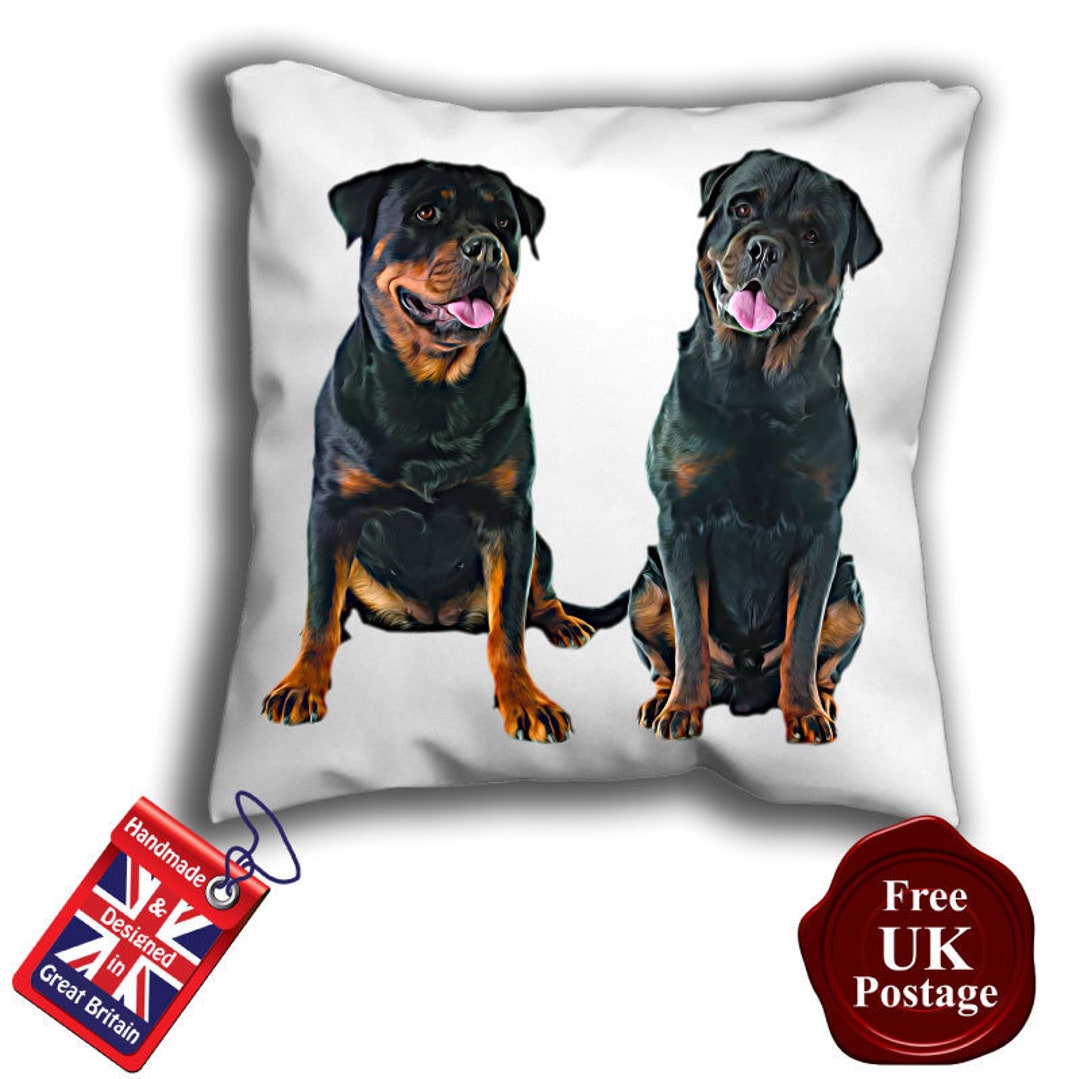 Rottweiler, Rottweiler Cushion, Rottweiler Pillow - Etsy