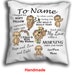 Personalised Sloth Cuddle Cushion Granddaughter Daughter Cuddle Sloth ...