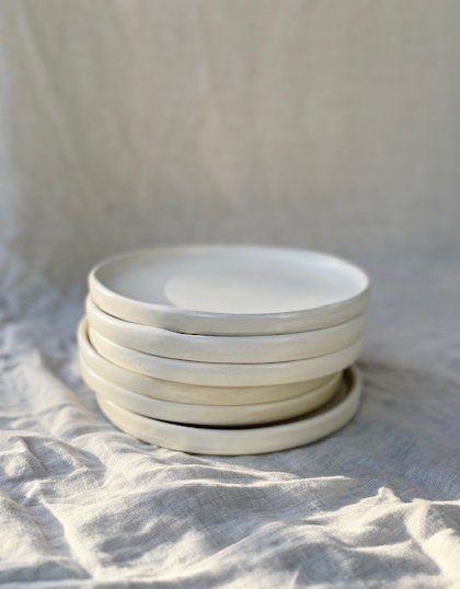 Rustic Rim Dinner Plates - Etsy