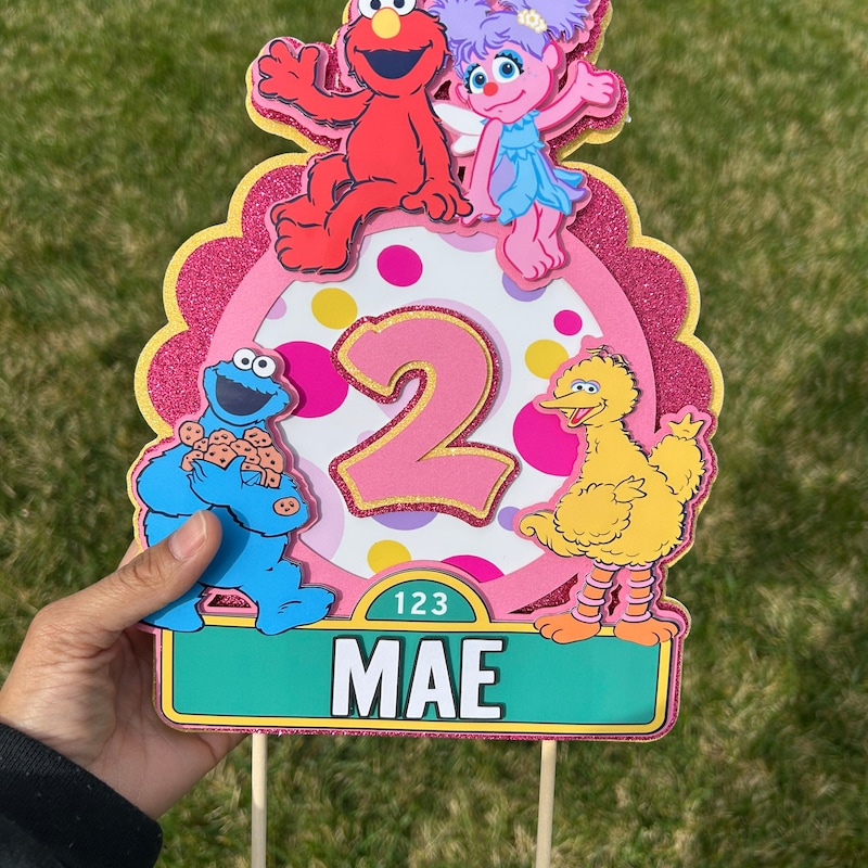 Elmo Cake Topper - Etsy