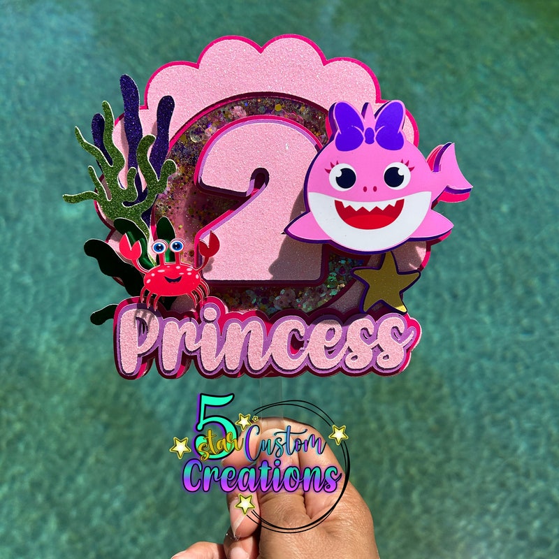 Baby Shark Cake Topper - Etsy Australia