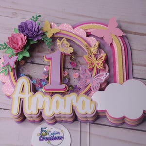 Butterfly, 3d Cake Topper, Custom Cake Topper, Party Decor, Birthday Cake Topper, Kids Cake ...