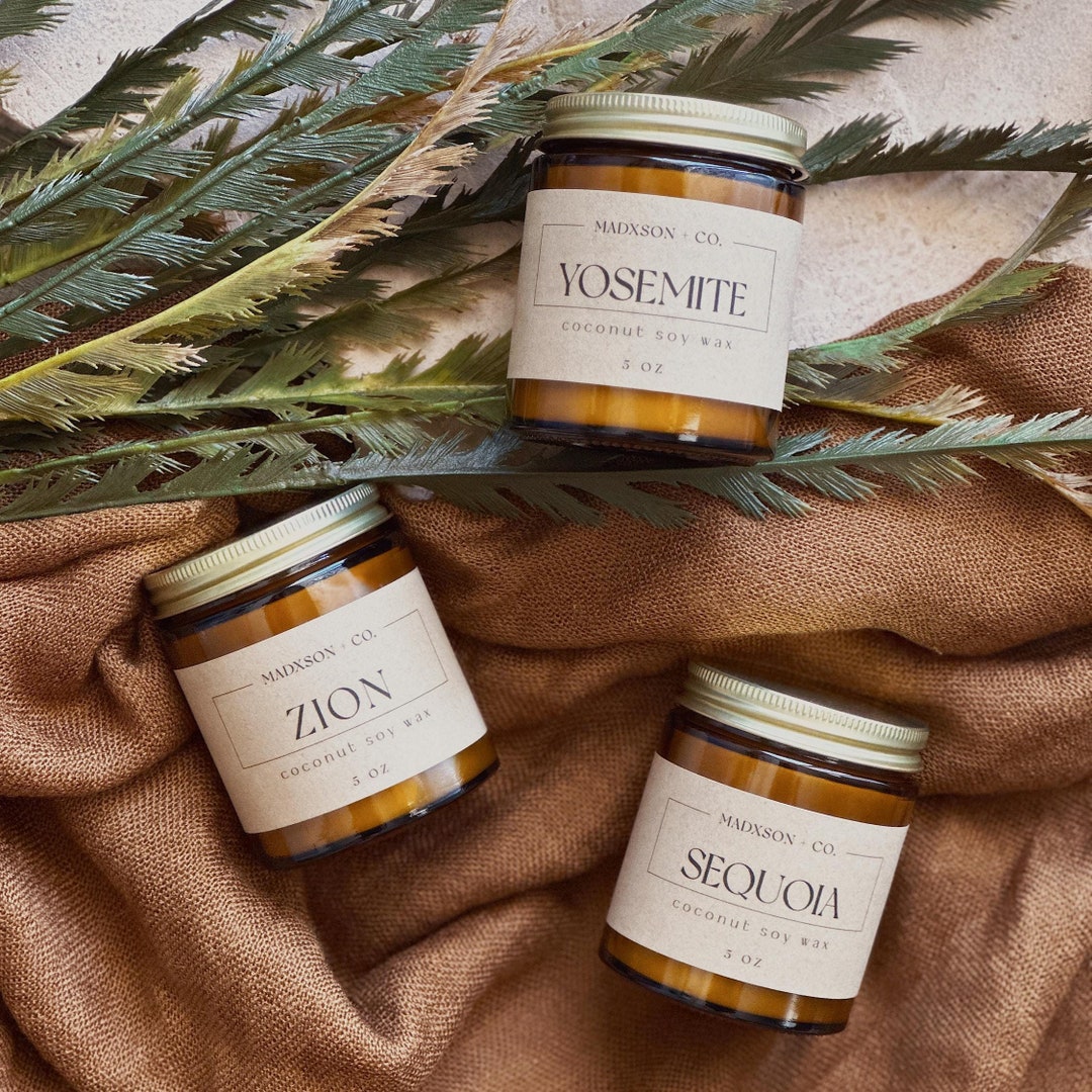 National Park Candles Explorer Collection Hand-poured Coconut Soy Wax ...