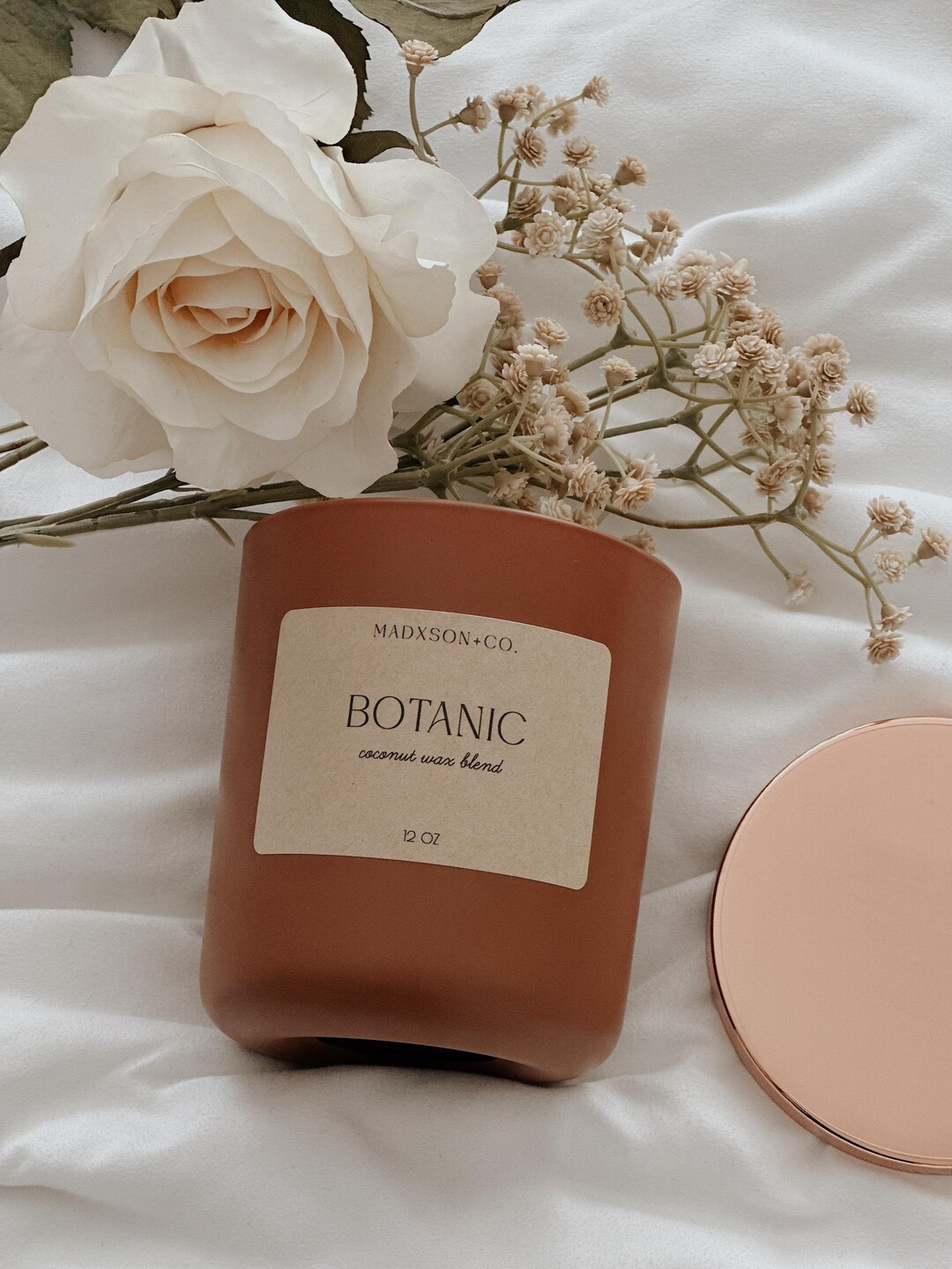 Botanic Scent | Luxe Collection | 12 Oz. Coconut Wax Blend Candle ...