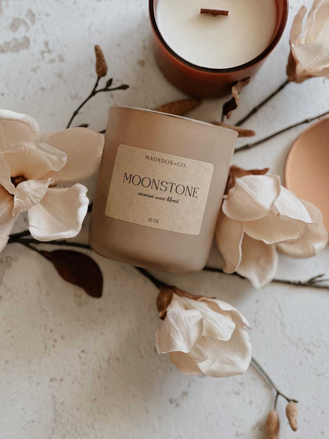 Moonstone Scent | Luxe Collection | 12 Oz. Coconut Wax Blend Candle ...