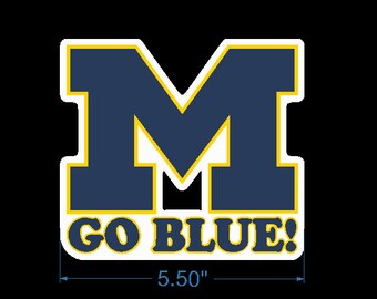 Michigan Go Blue | Etsy