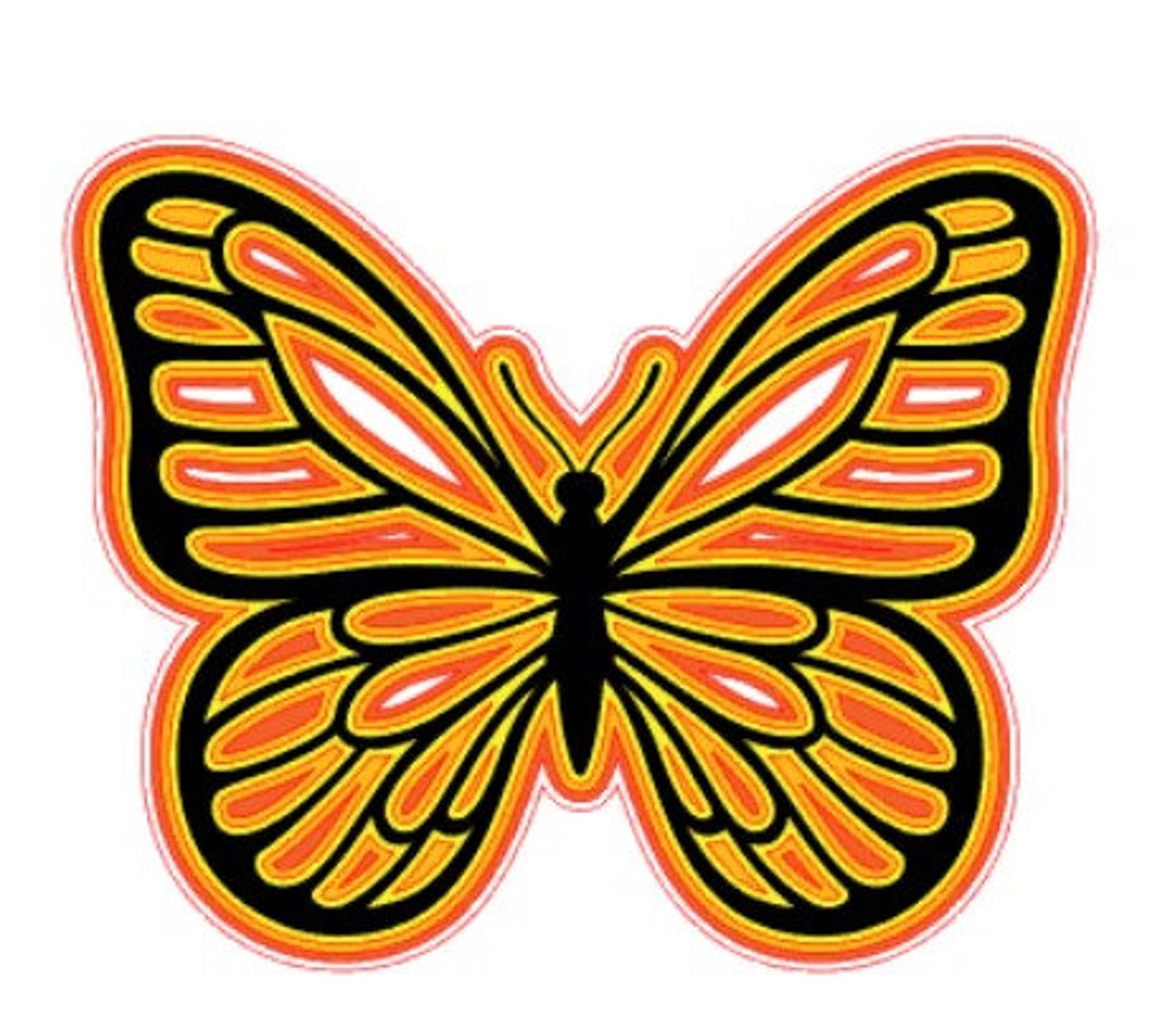 3d Butterfly SVG - Etsy