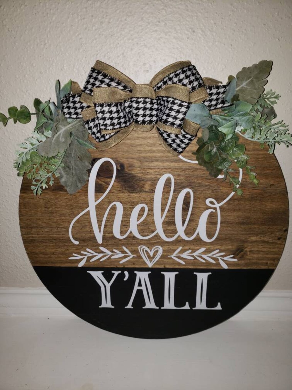 Custom Door Hanger/hello Y'all/home Decor/housewarming - Etsy