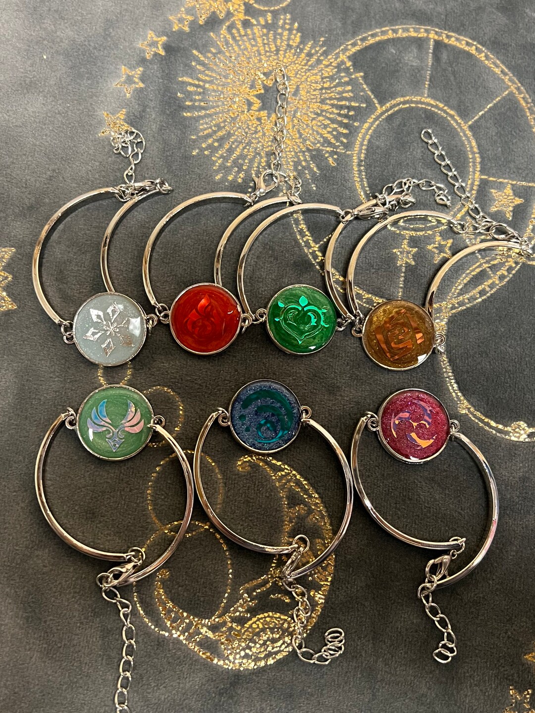 Genshin Impact Vision Bracelets - Etsy