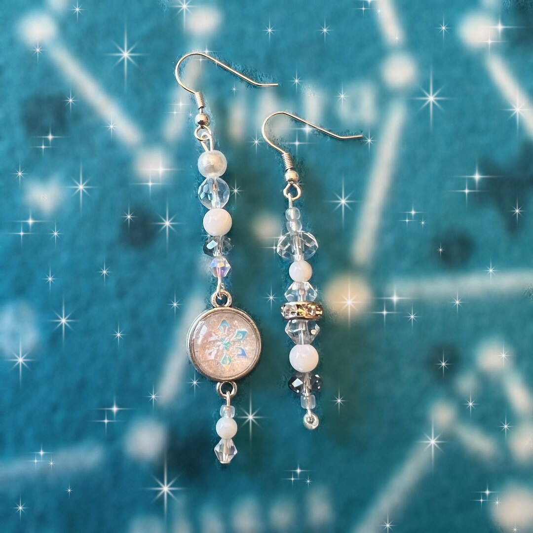 Genshin Impact Cryo Vision Earrings - Etsy