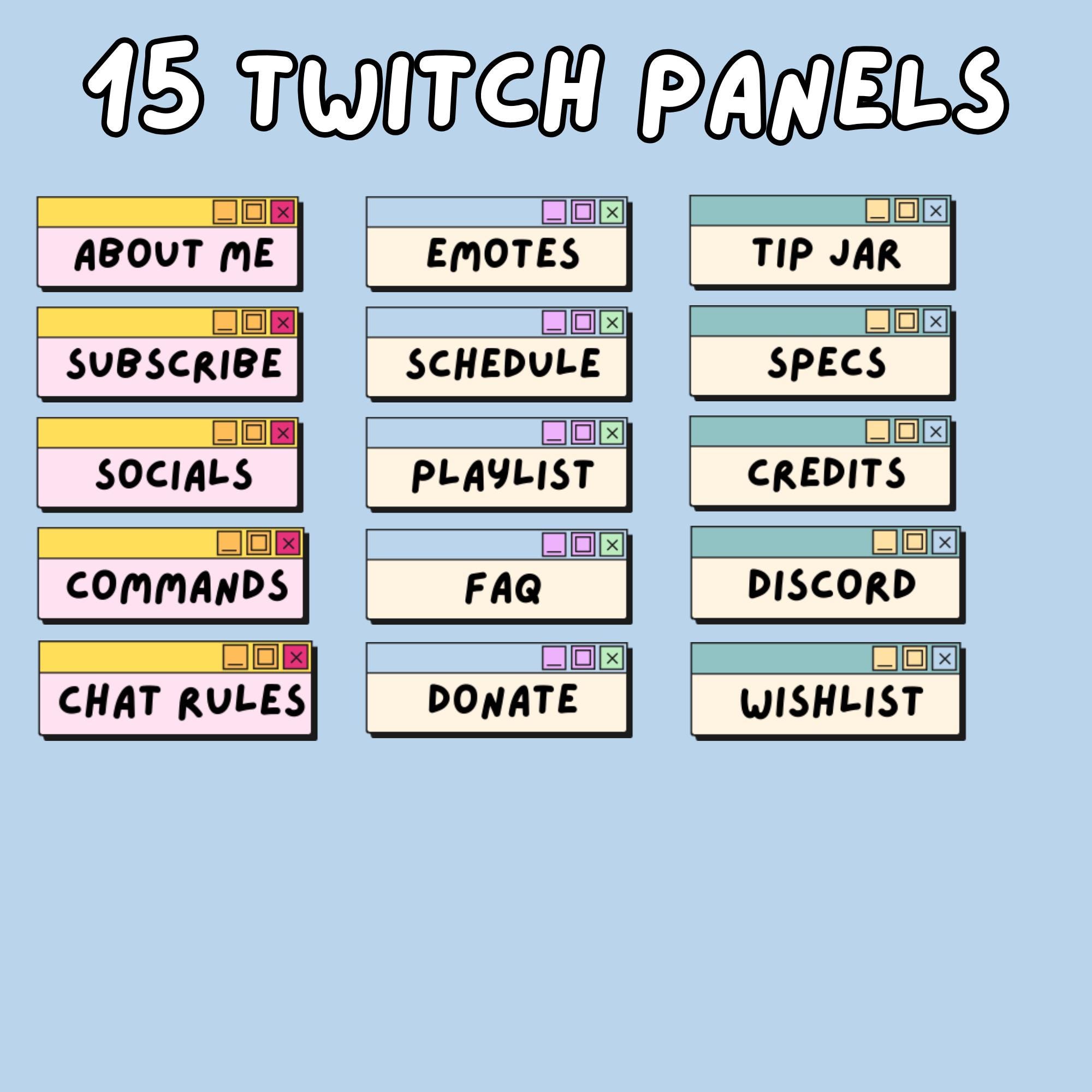Pastel Windows UI Twitch Stream Package | Retro Computer | Twitch ...