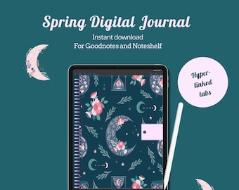 Digital Notebook for Goodnotes and Notability With Boho Chic | Etsy