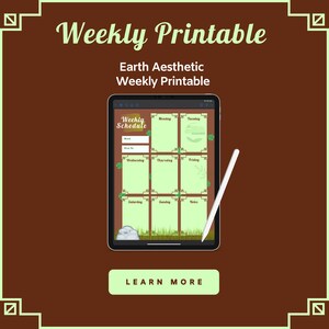 Productivity Planner / Earth Download Now - Etsy