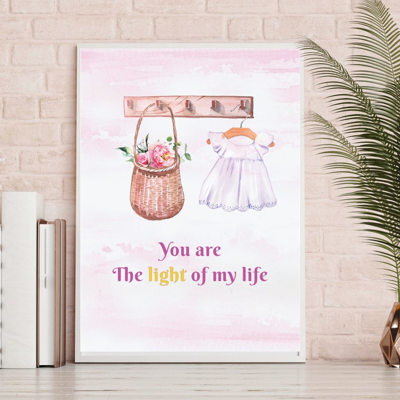 Light of My Life Wall Art That is Available for Digital Download. - Etsy