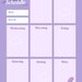 Productivity Planner / Purple Aesthetic Download Now - Etsy