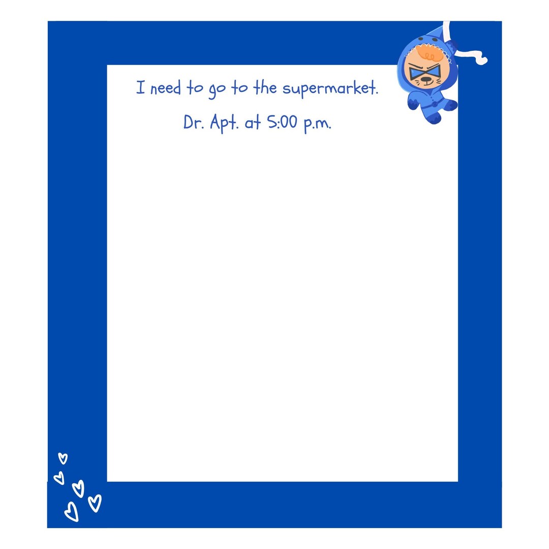 Super Cute Memo Notes Sheet | Cute Stationary Printables | Instant ...