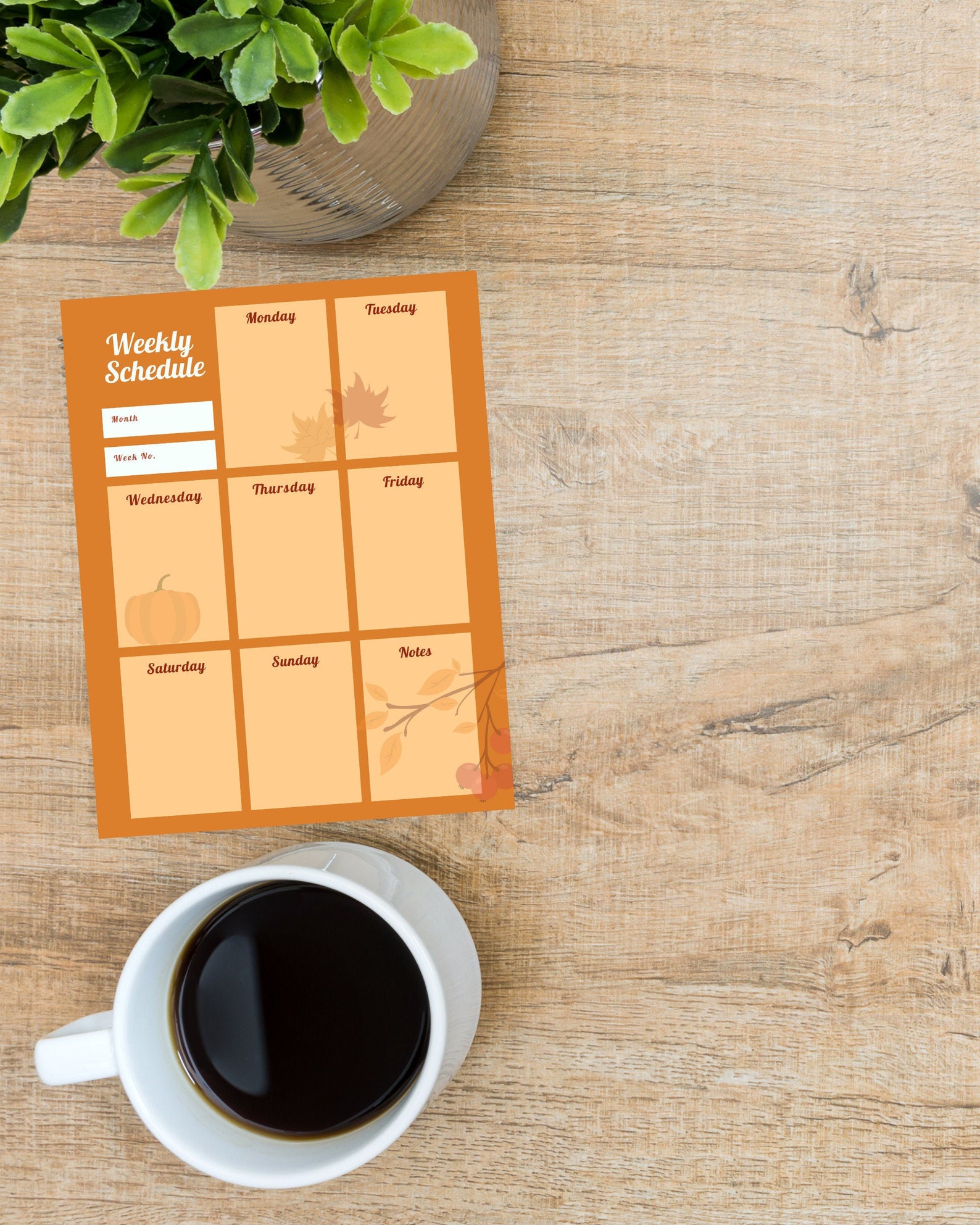 Productivity Planner / Fall Aesthetic Download Now - Etsy Ireland