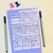 Productivity Planner / Purple Aesthetic Download Now - Etsy