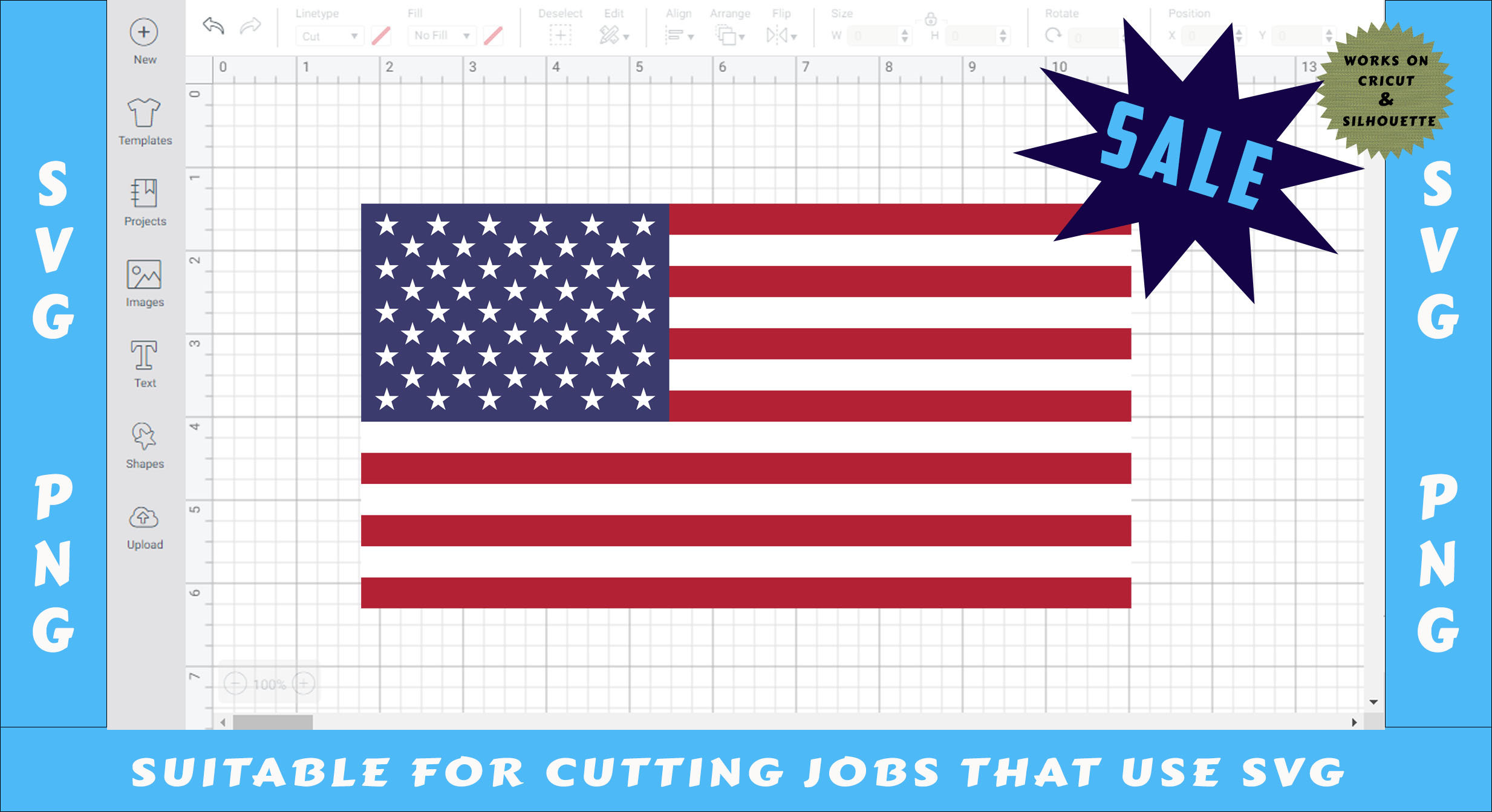 United States Flag - SVG - Etsy