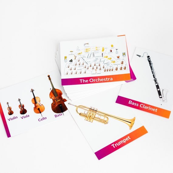 Orchestra Flashcards - Etsy