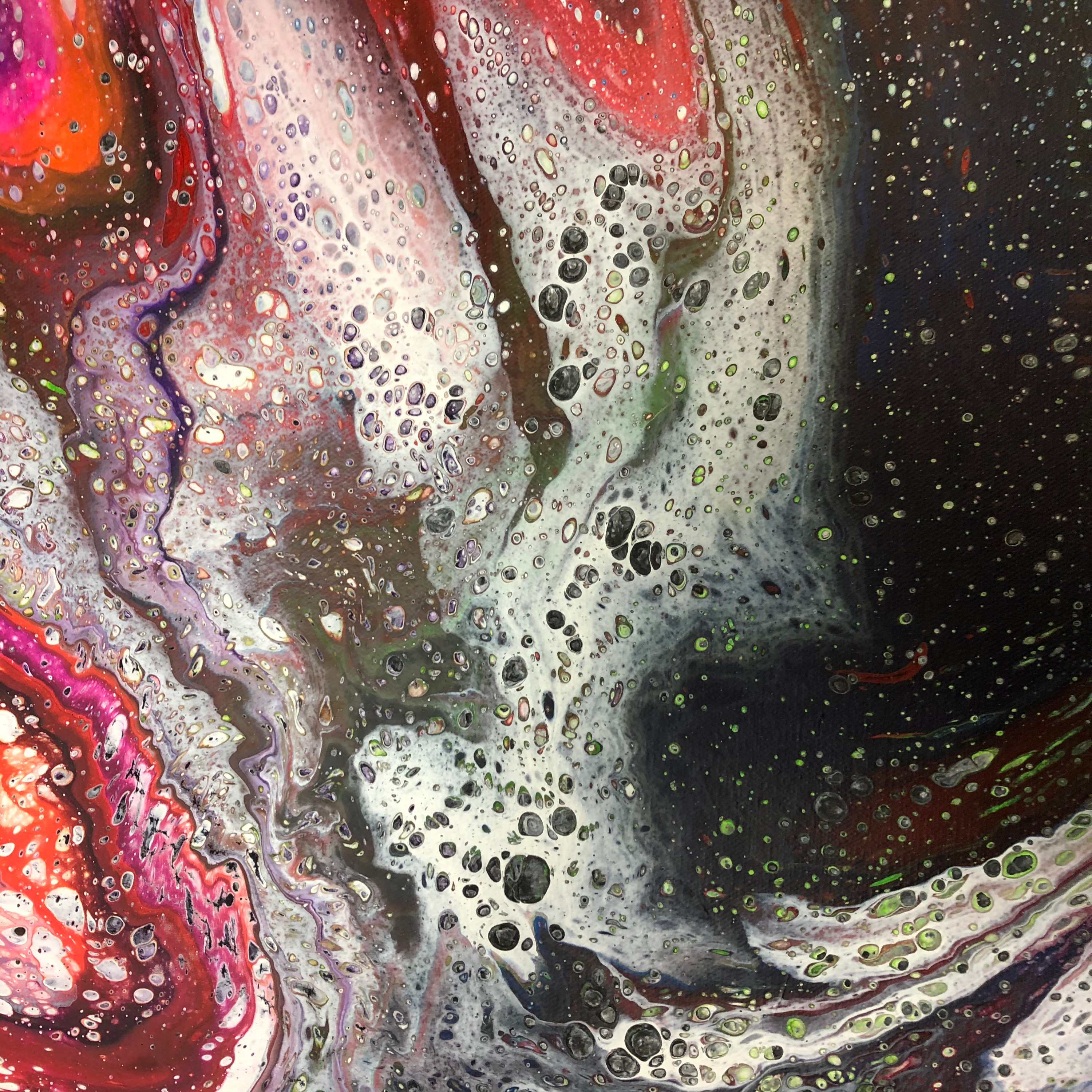 Acrylic Painting on Canvas "kaleidoscope” - Etsy