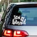 Sew Blessed Car Decal | Seamstress Gift, Needleworking, Sewing Decals ...