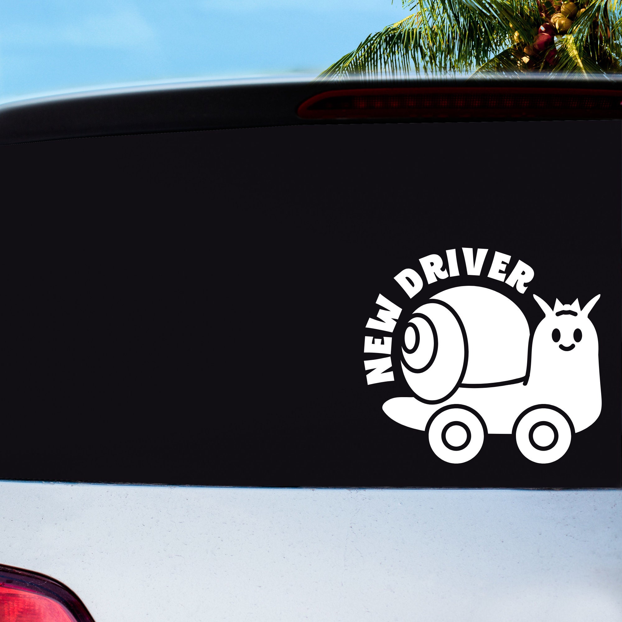 New Driver Snail Vinyl Decal/new Driver/student Driver/decals for New ...