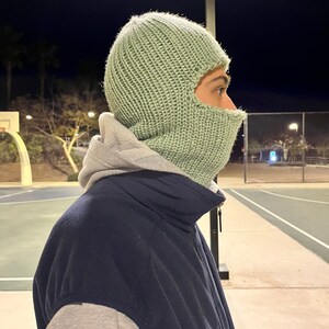 Knitted Balaclava - Single Color - Etsy
