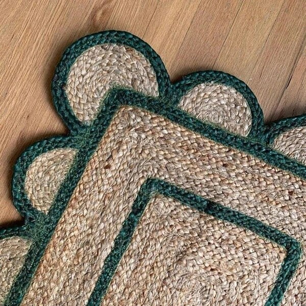 Scalloped Rug - Etsy