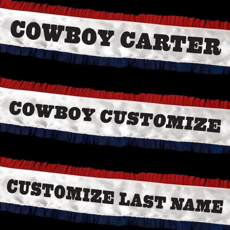 Cowboy Carter Sash - Etsy