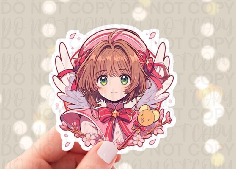 Card Captor Sakura WEATHERPRROF STICKER - Etsy