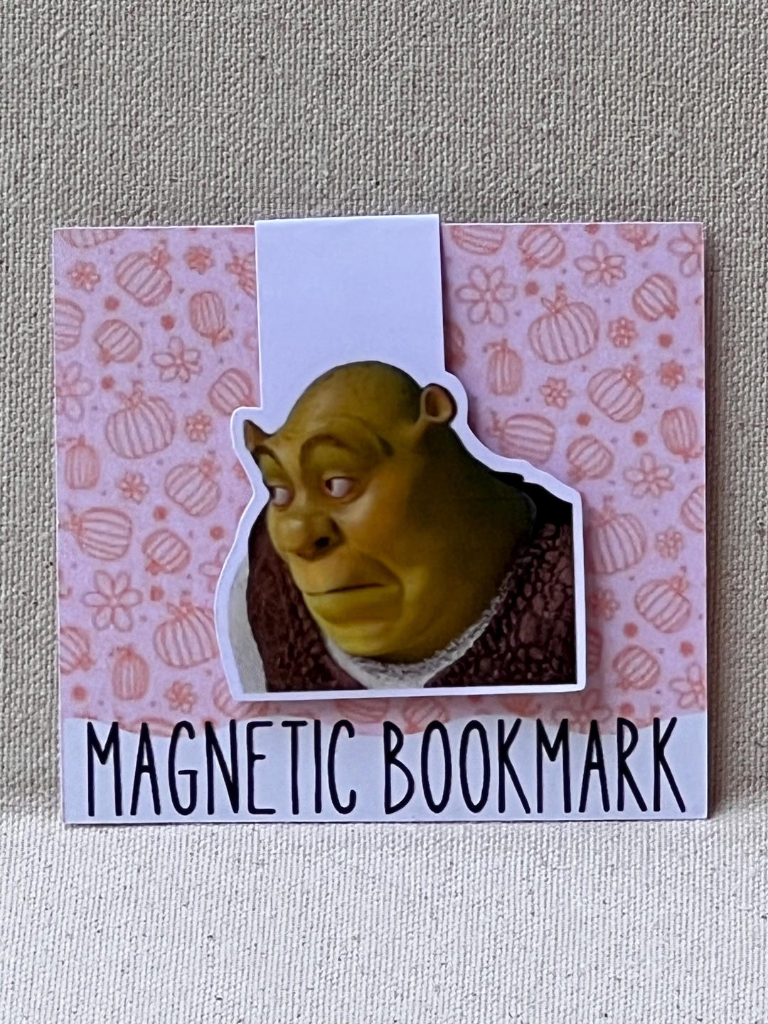 Shrek Yike Face MAGNETIC BOOKMARK ,book Accessories, Reading Gift ...