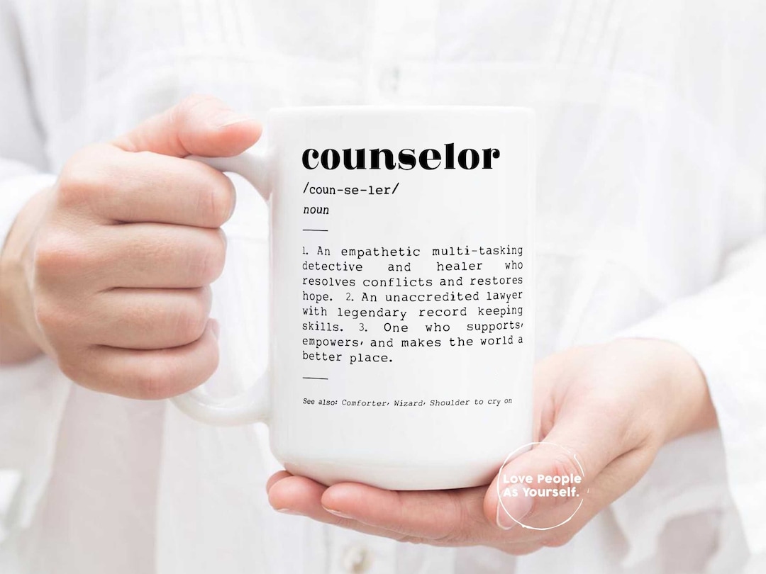 Counselor Definition Mug, Counselor Gift, Counselor Definition ...