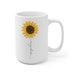 Custom Sunflower Mug, Personalized Name Coffee Mug, Customized Fall ...