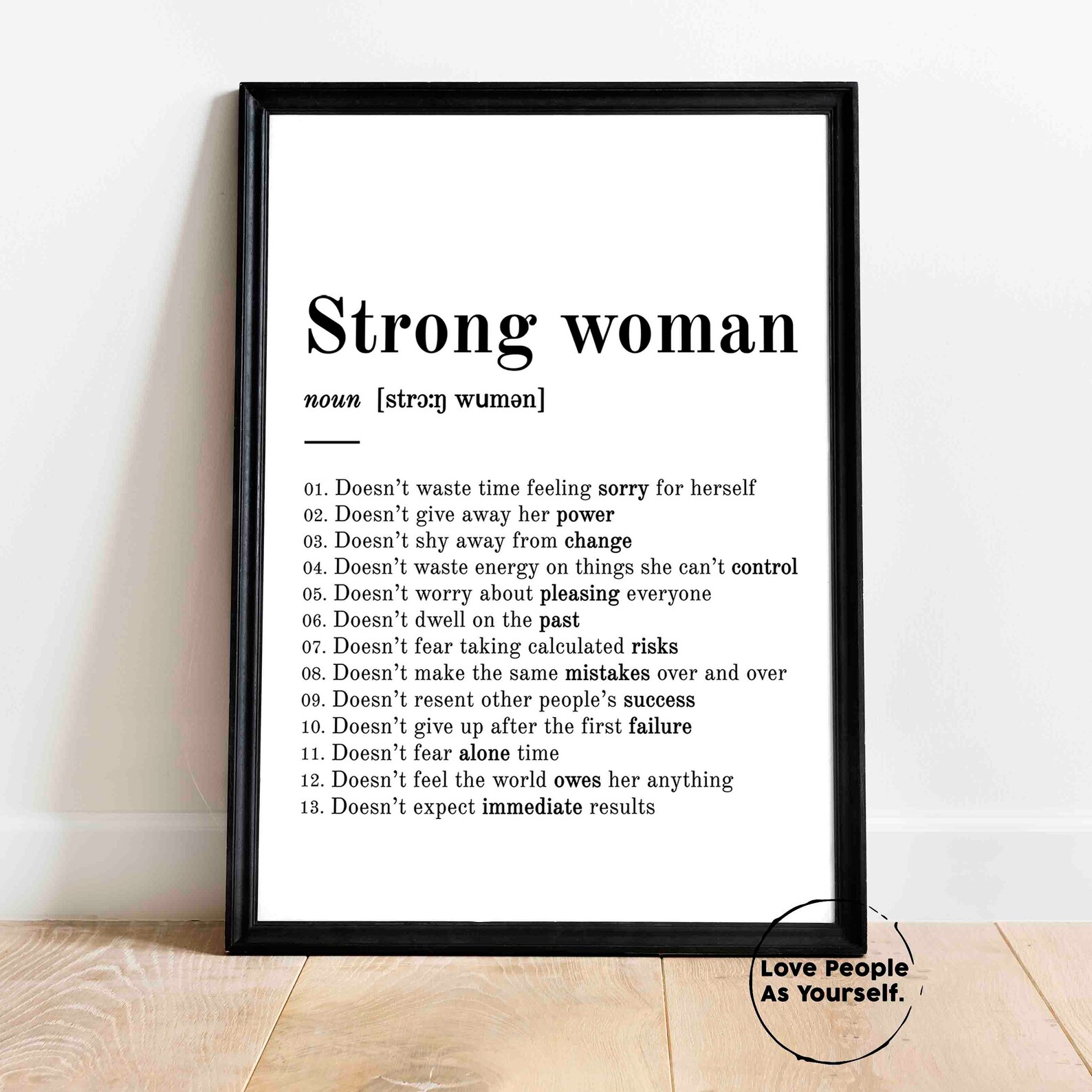 Strong Woman Print, Gifts for Strong Women, Friend Inspirational Gift ...