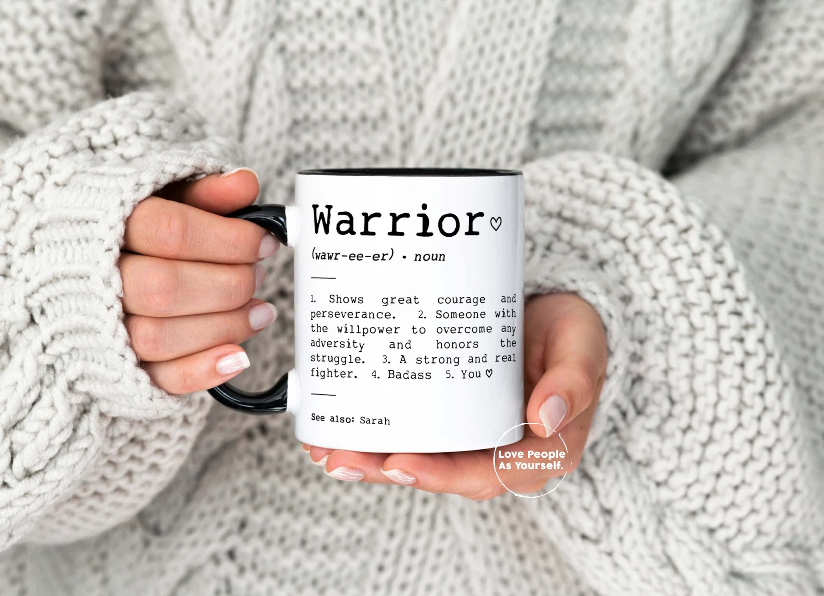 Custom Warrior Gift, Survivor Gift, Encouragement Mug Gift, Warrior ...