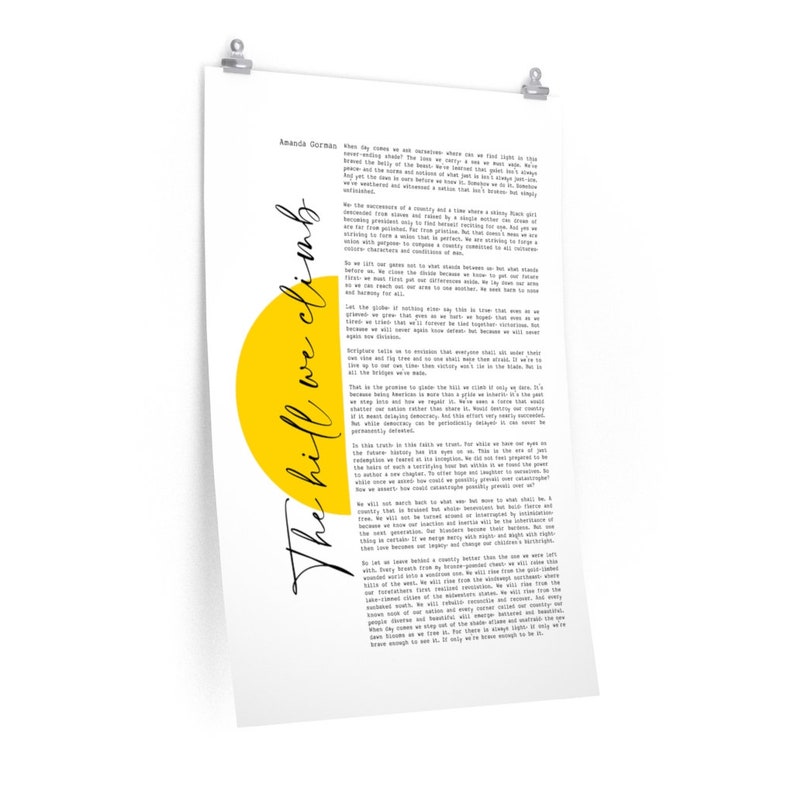 Amanda Gorman Full Poem, the Hill We Climb, American Poet, Amanda ...