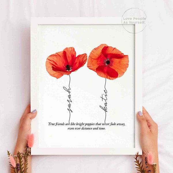 Poppy Print - Etsy